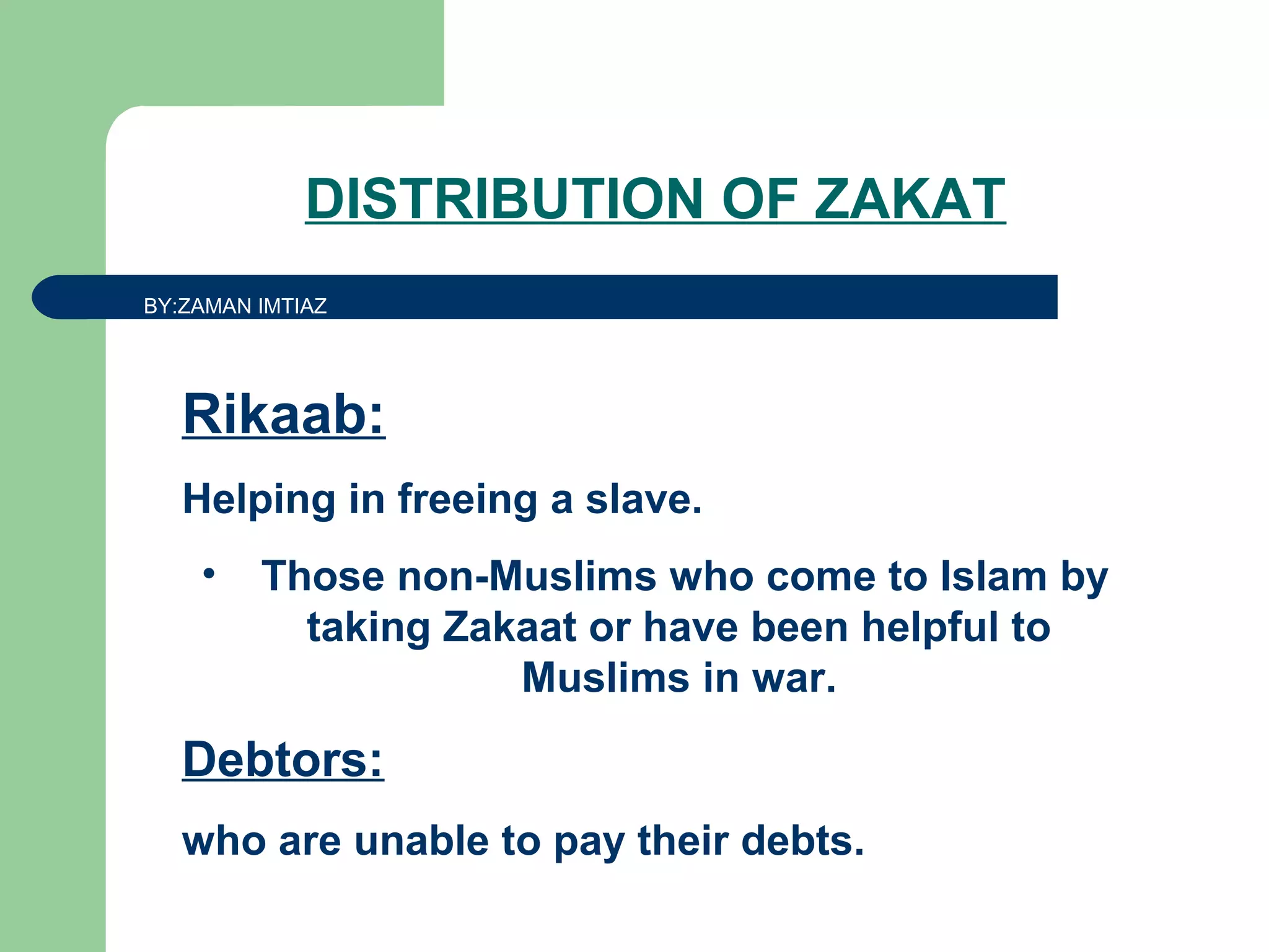 Taxation in islam by zaman | PPT | Islam | Religion & Spirituality