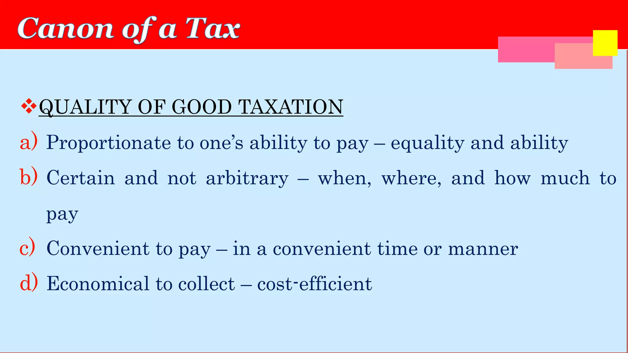 Taxation in the philippines | PPTX