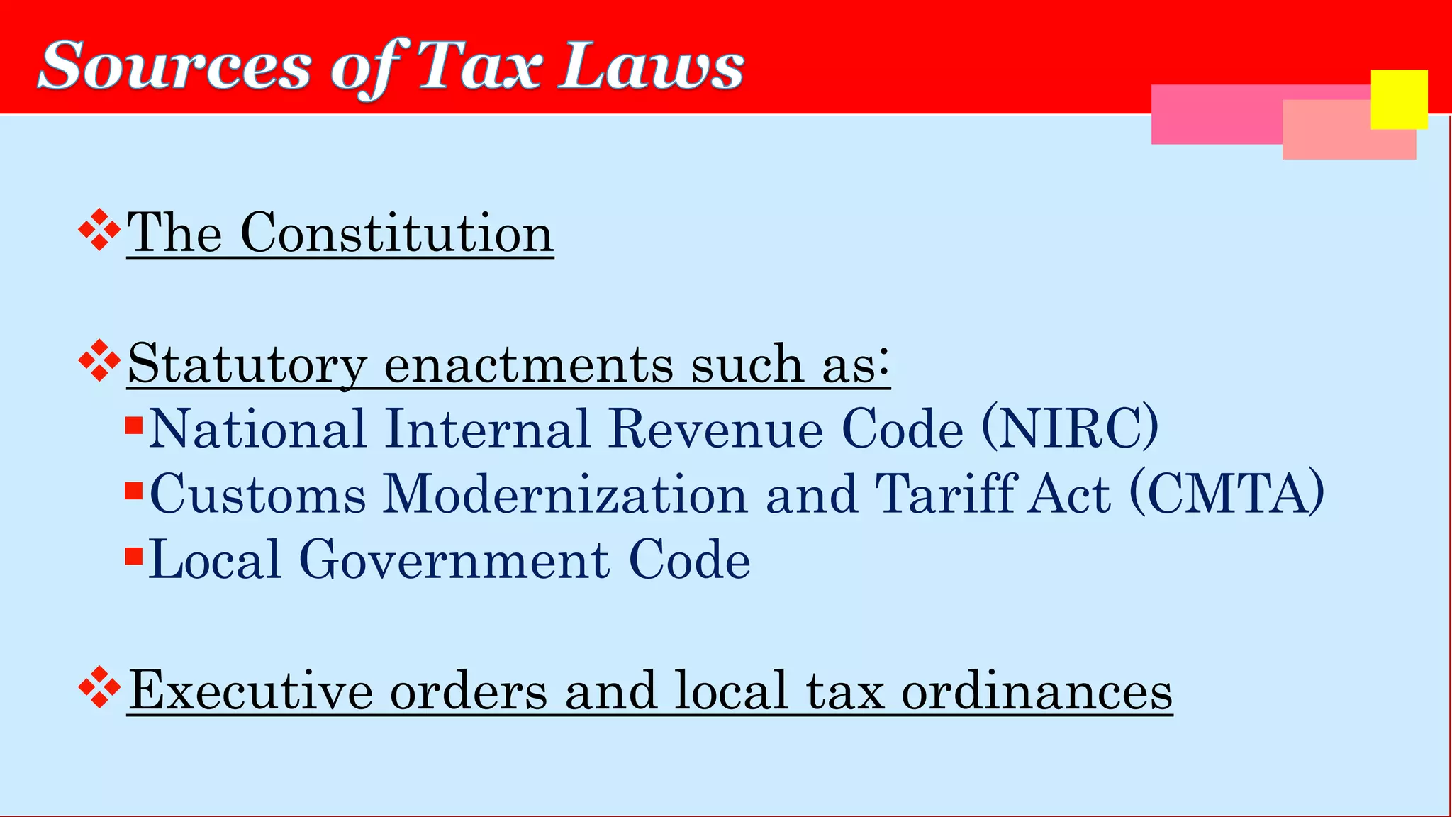 Taxation in the philippines | PPTX