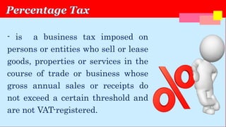 Taxation in the philippines | PPTX