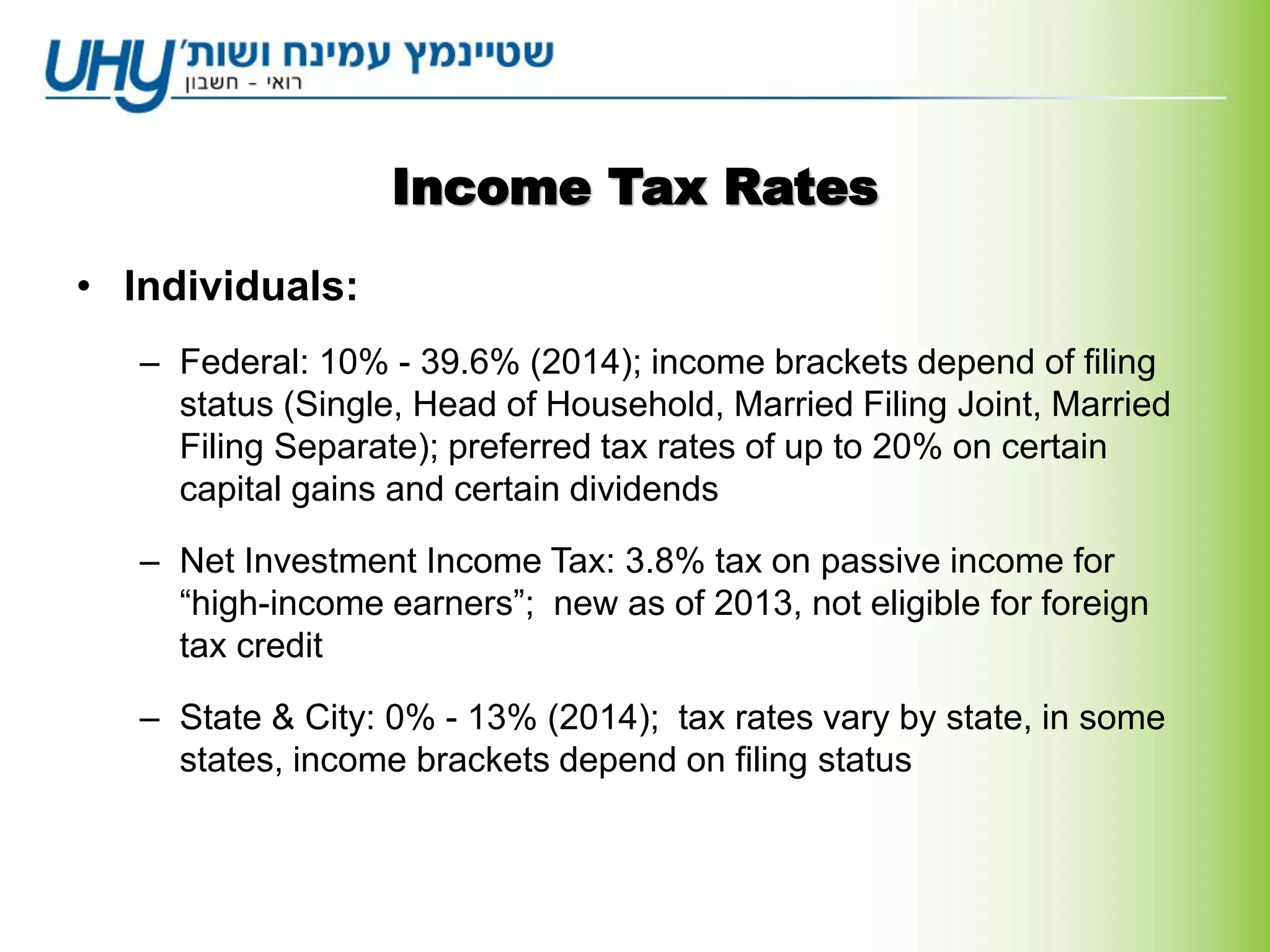 Taxation in the us | PDF