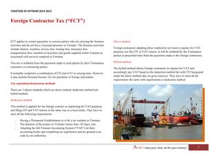 Taxation in vietnam 2014 2015 | PDF