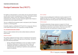 Taxation in Vietnam 2015 2016 | PDF