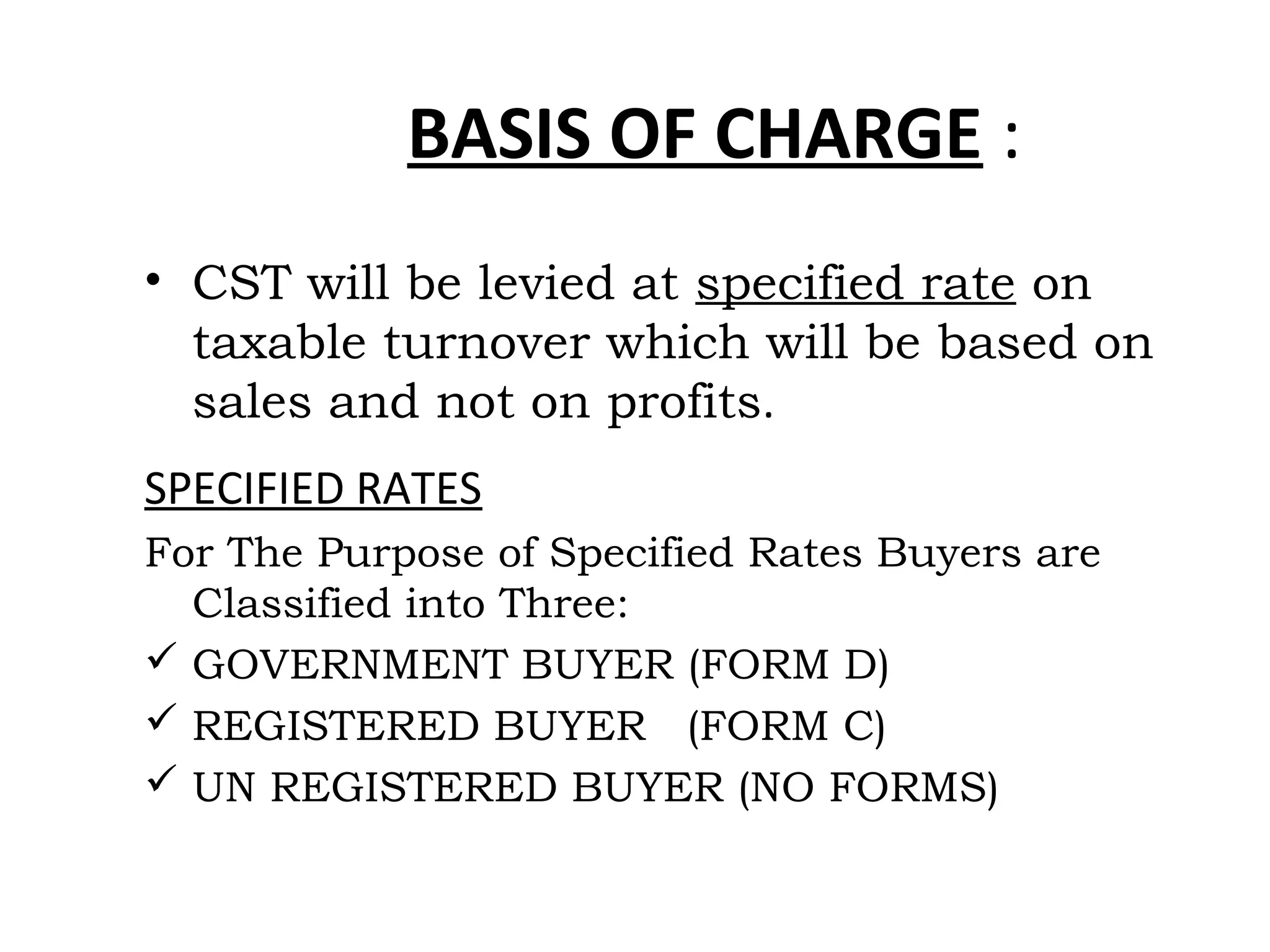 Central sales tax | PPT