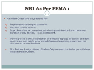 Taxation of Non Residents | PPTX