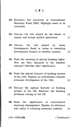M-com Previous Year question paper of Taxation(paper 2011) | PDF