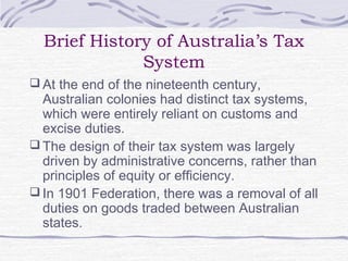 Australian Taxation System | PPT