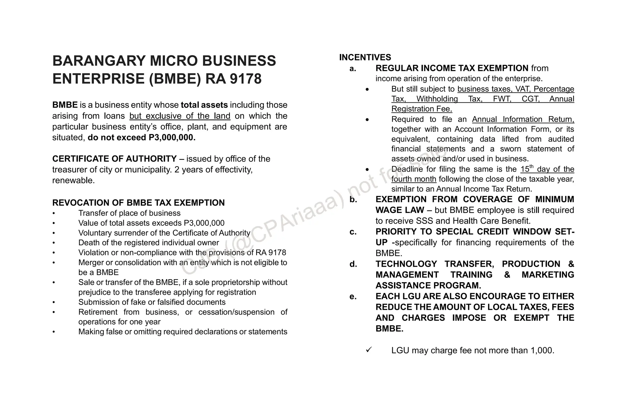 Quick notes in Income Taxation authored by Tabag | PDF