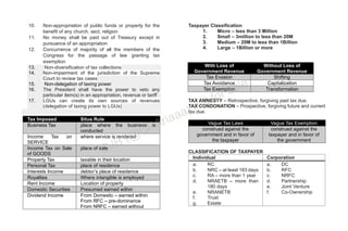 Quick notes in Income Taxation authored by Tabag | PDF