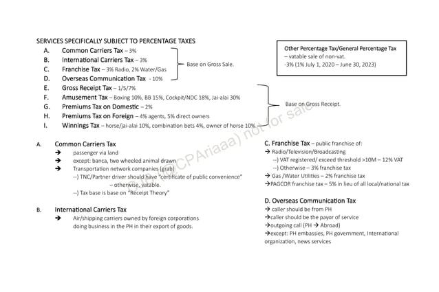 Quick notes in Income Taxation authored by Tabag | PDF | Home Financing ...