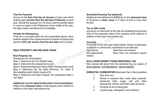 Quick notes in Income Taxation authored by Tabag | PDF | Home Financing ...