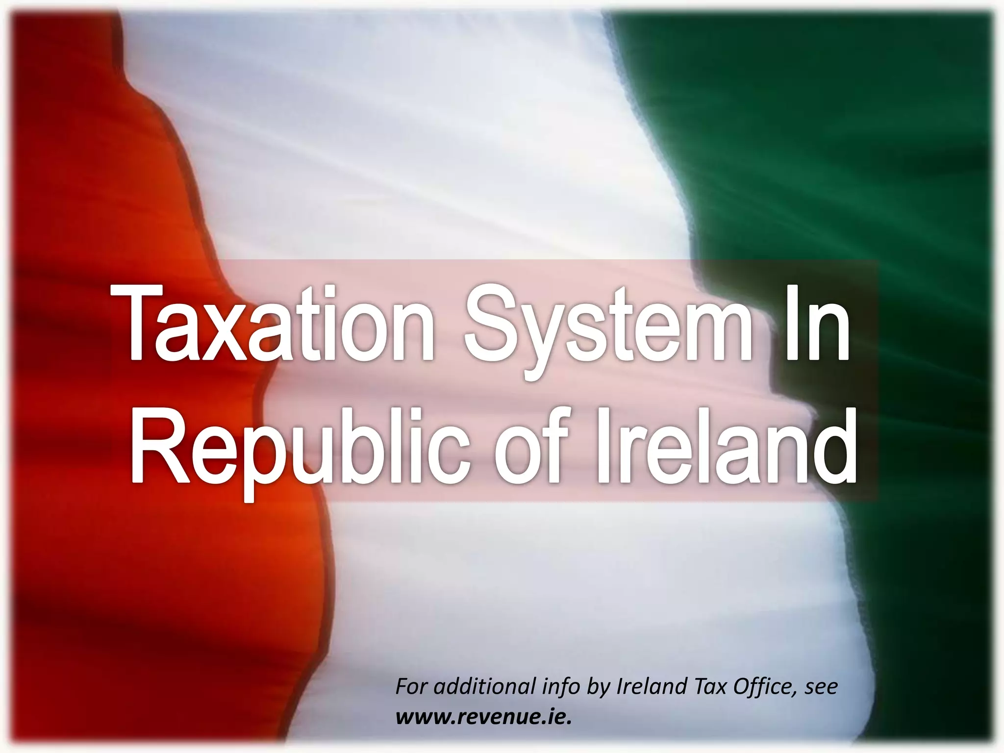Taxation system ireland | PPTX