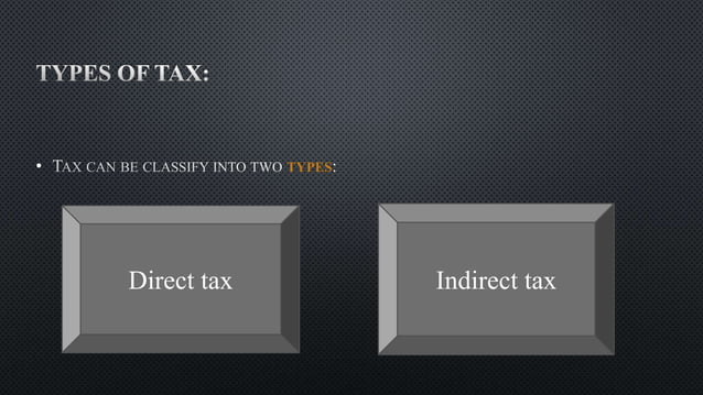 Taxation, types, objectives | PPTX | Business Accounting & Finance ...