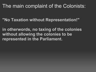 Taxation without representation | PPT
