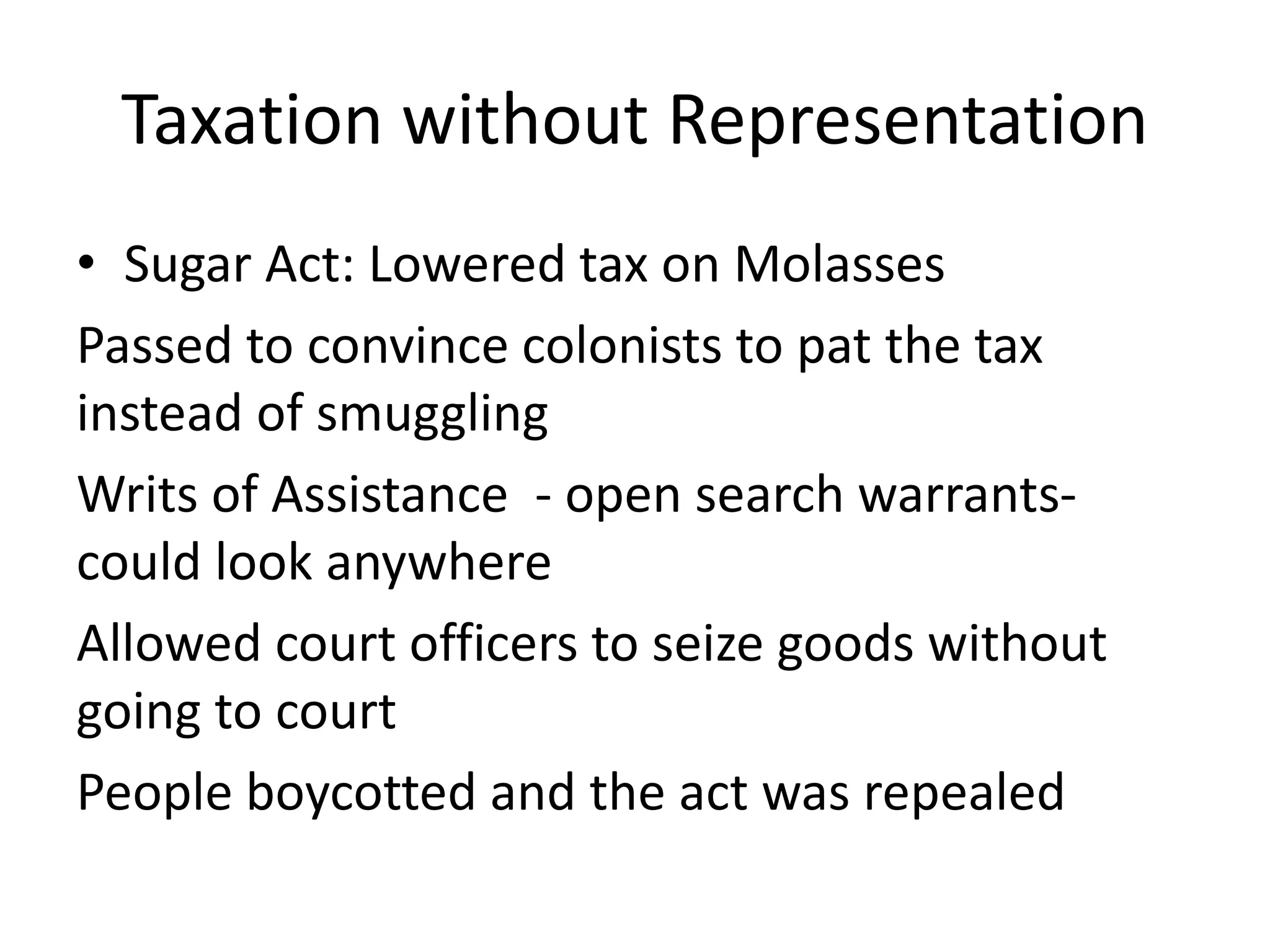 Taxation without representation | PPTX