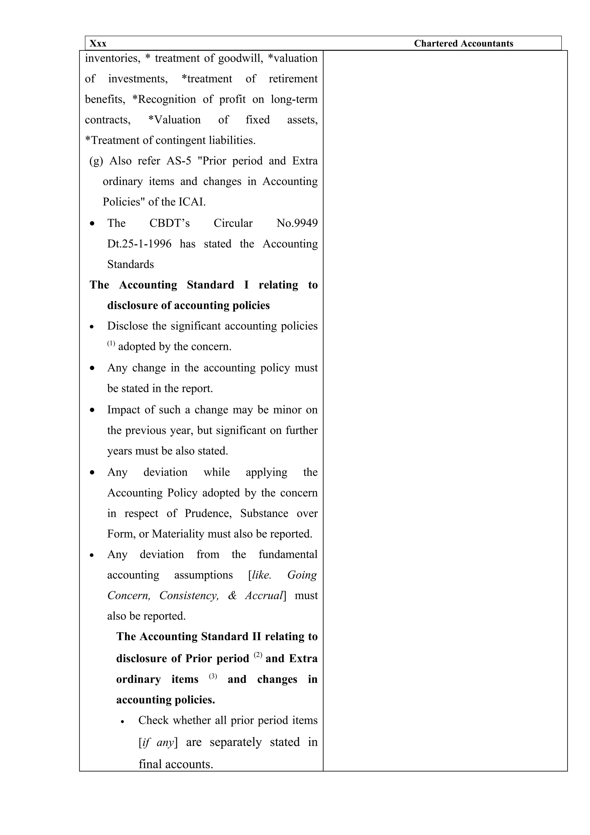 Taxaudit Checklist Doc