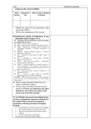 Taxaudit checklist | DOC