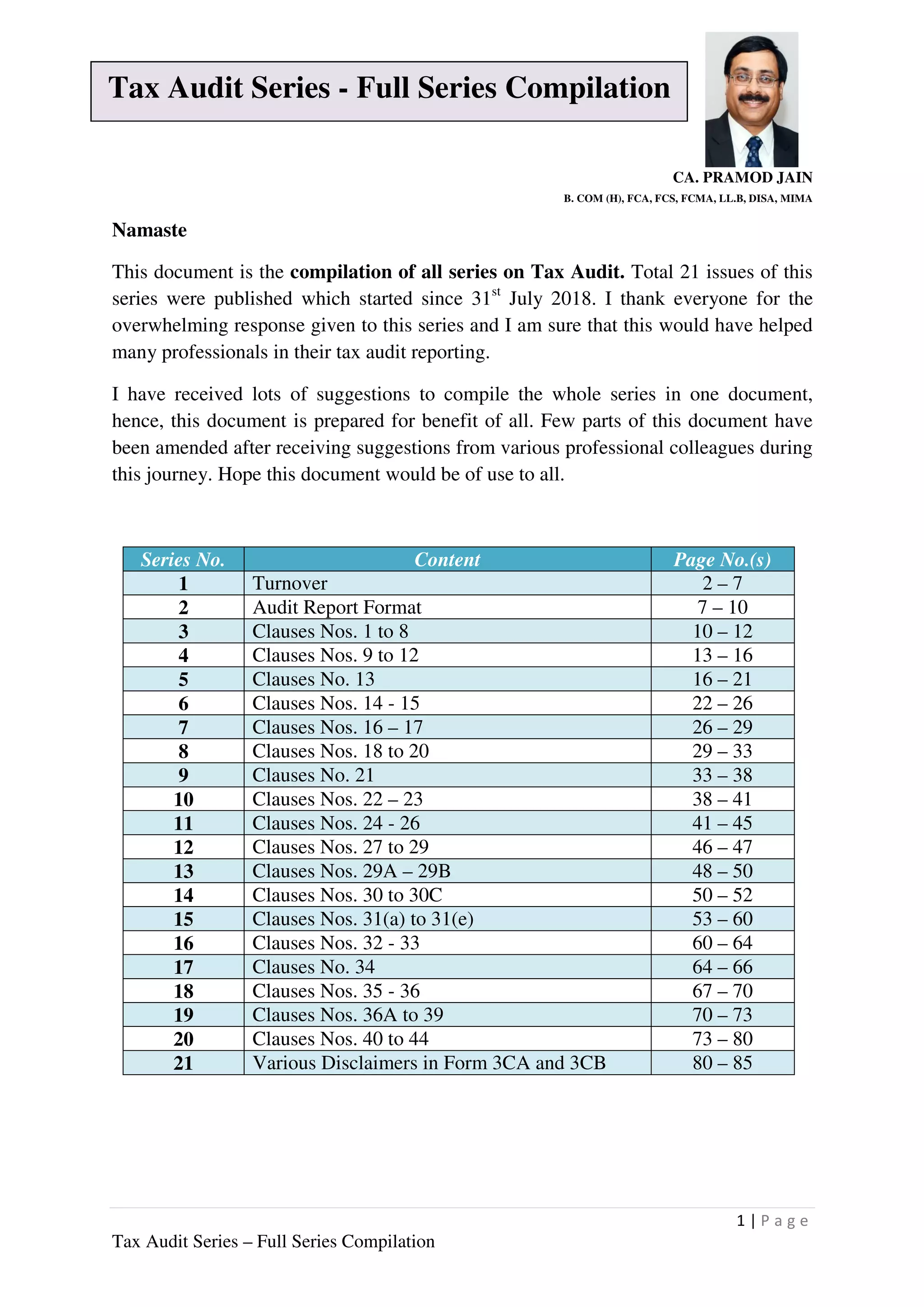 Tax audit series under section 44AB | PDF
