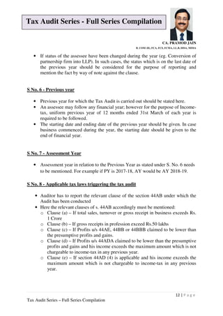 Tax audit series under section 44AB | PDF
