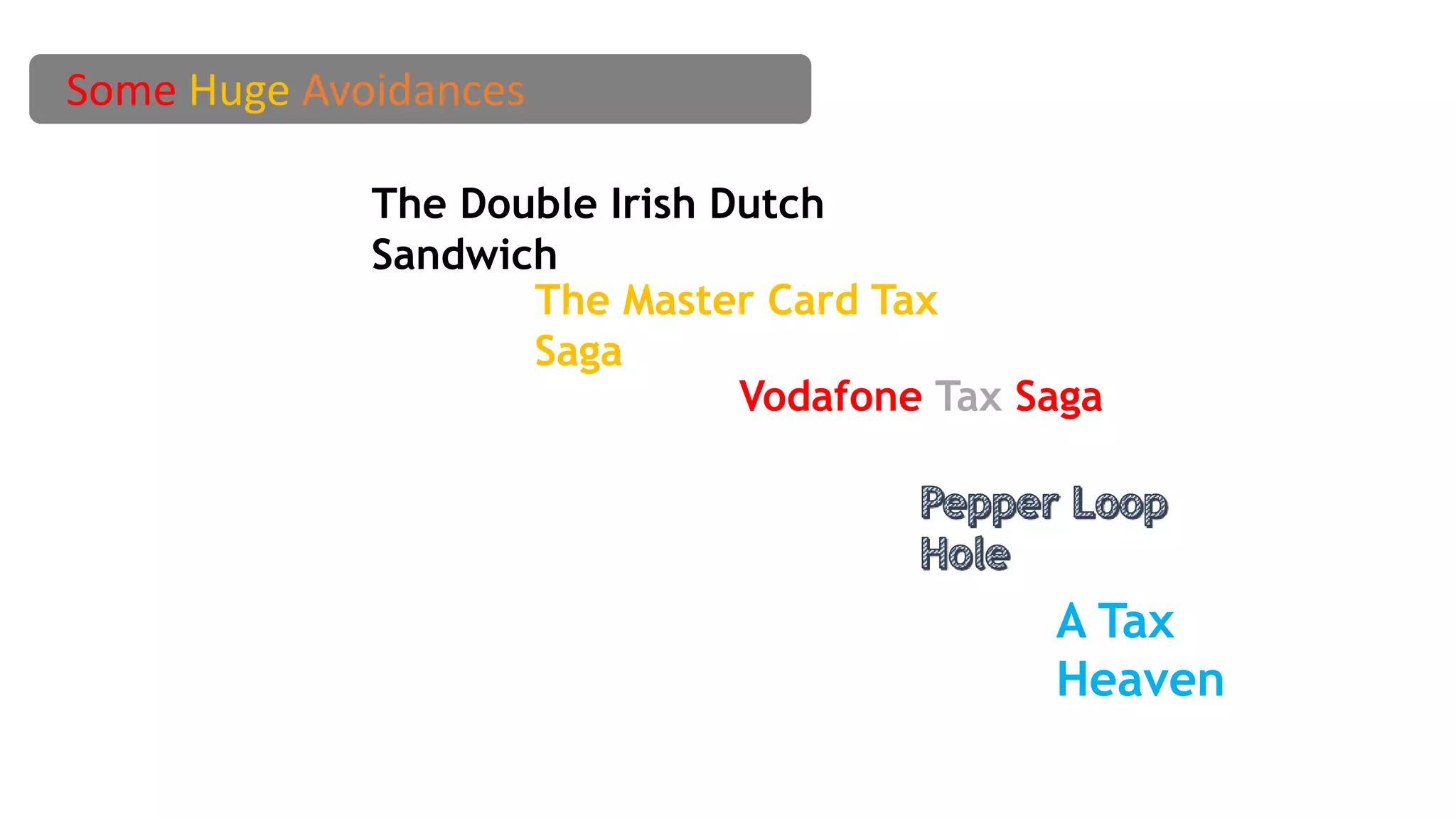 Tax avoidance | PPTX