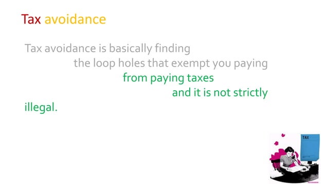 Tax avoidance | PPT