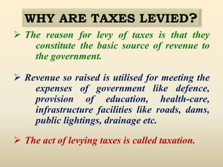 Basic concepts of Tax | PPTX