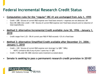 Tax Benefits For Engineers And Architects Msh | PPT