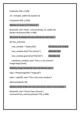 INT213 Project Report: Income Tax Calculator | PDF
