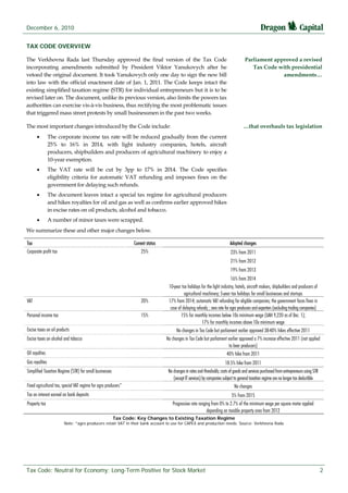 Tax code dec_6_2010 | PDF