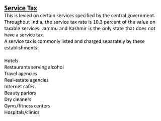 Tax collected by the central govt. | PPTX