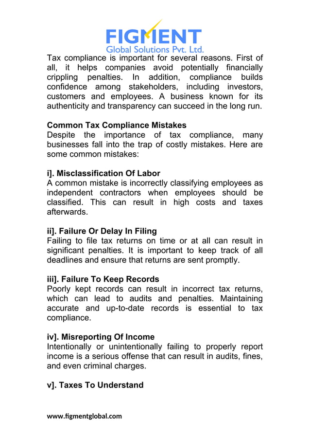 Tax Compliance Solutions Protecting Your Business from Costly Mistakes.docx | Free Download