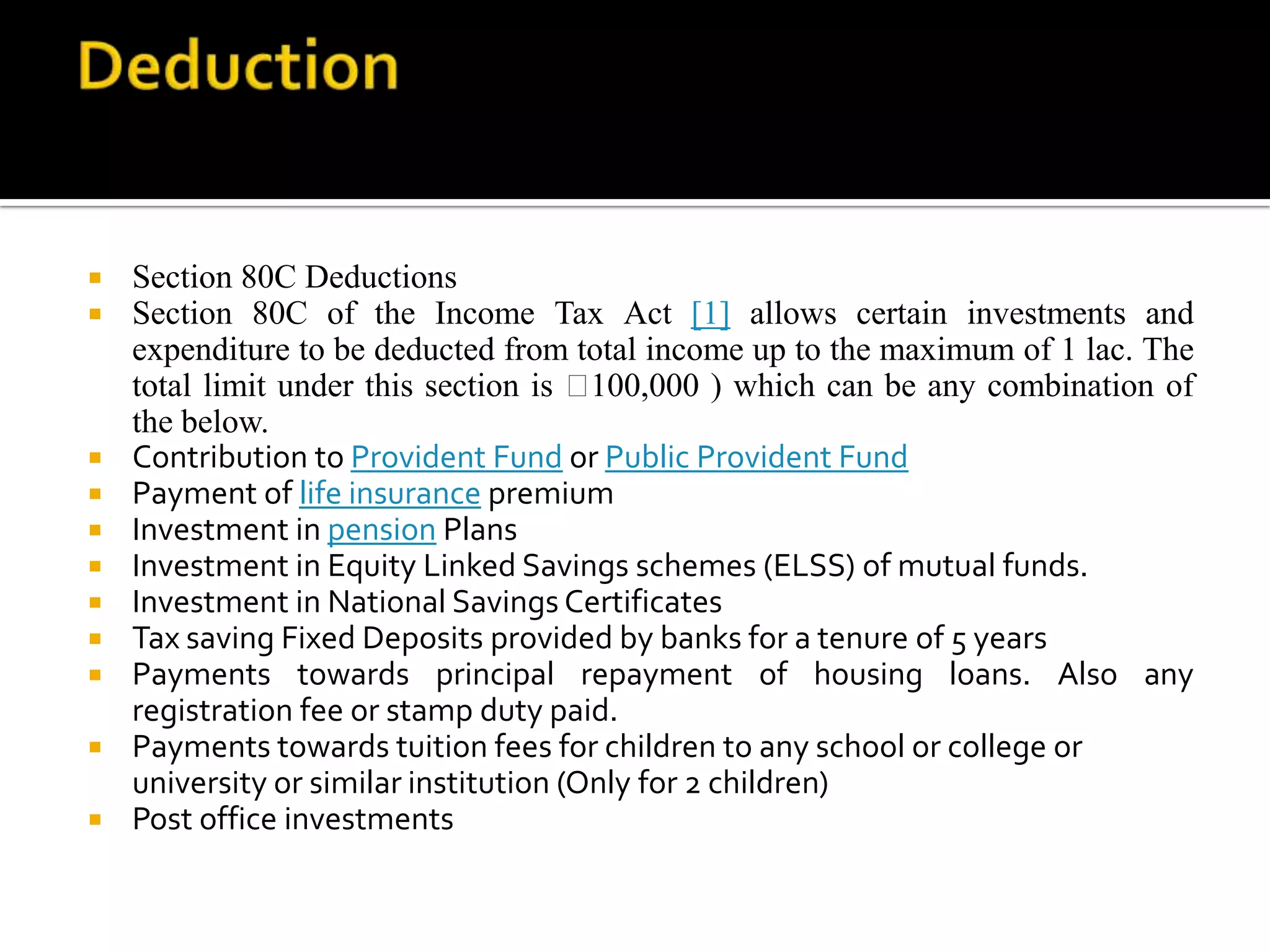 Tax computation | PPTX