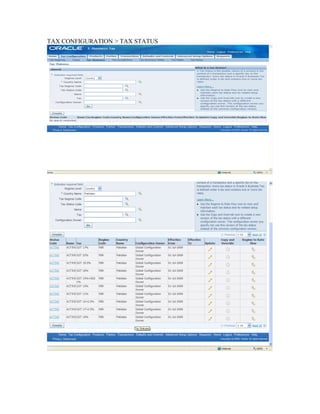 Tax Configuration Example | PDF