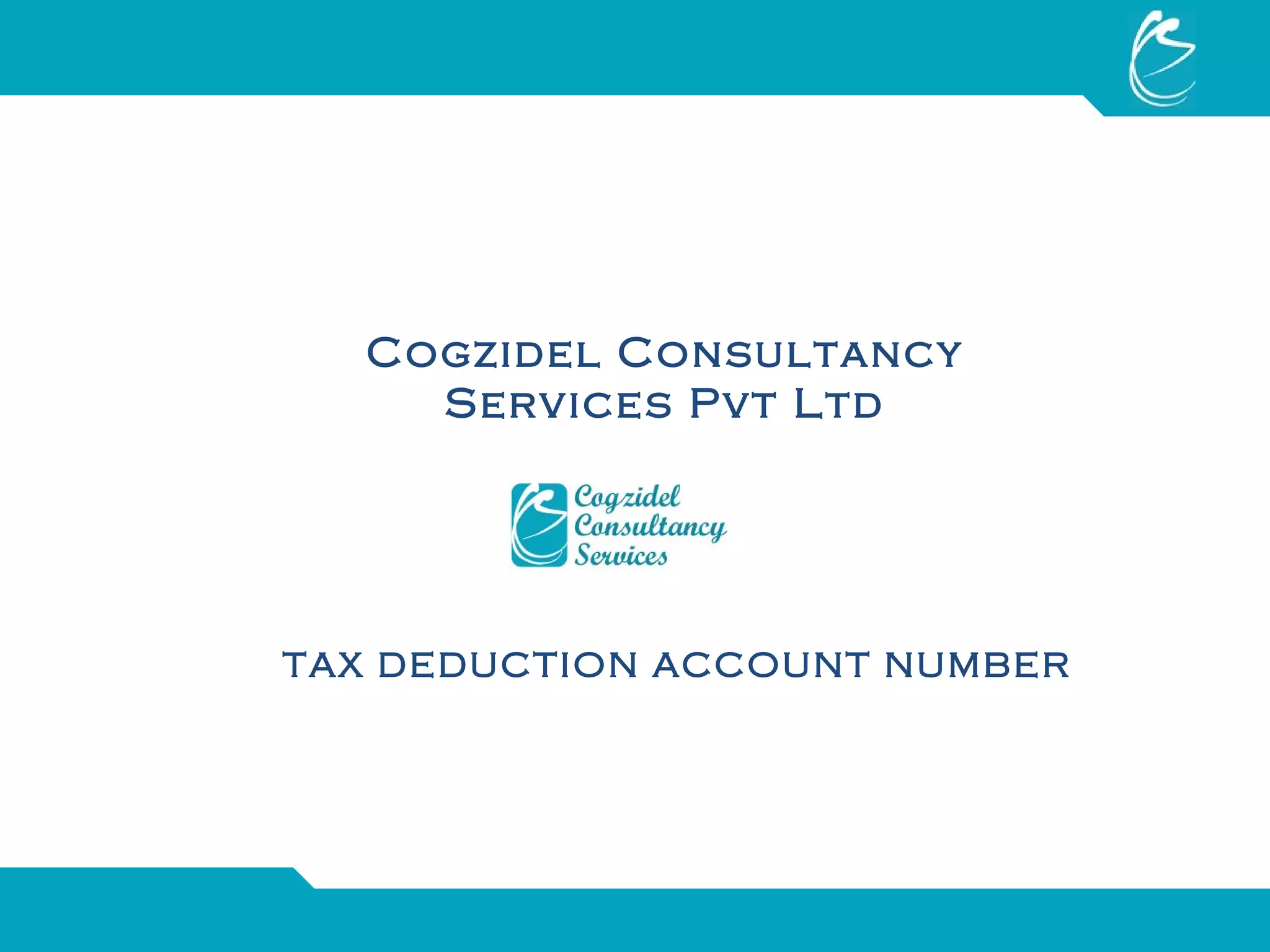 TAX DEDUCTION ACCOUNT NUMBER | PPT
