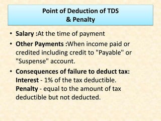 Tax deduction at source | PPTX