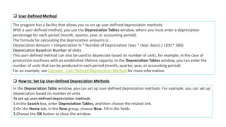 Tax depreciation | PPTX
