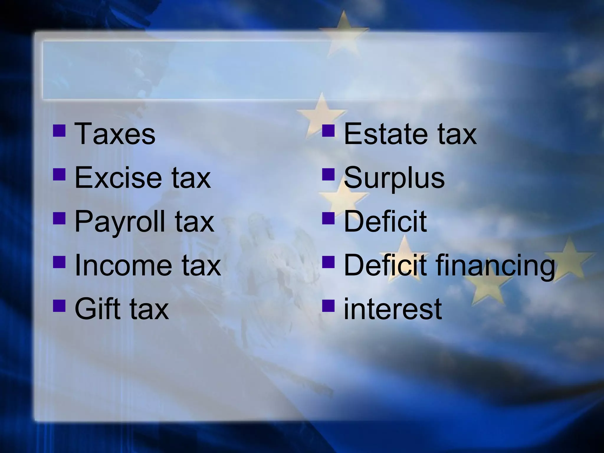 Taxes and Government Spending | PPT