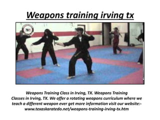 Karate classes Irving TX | PPT