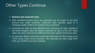 Taxes and its different classification | PPTX