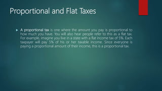 Taxes and its different classification | PPTX