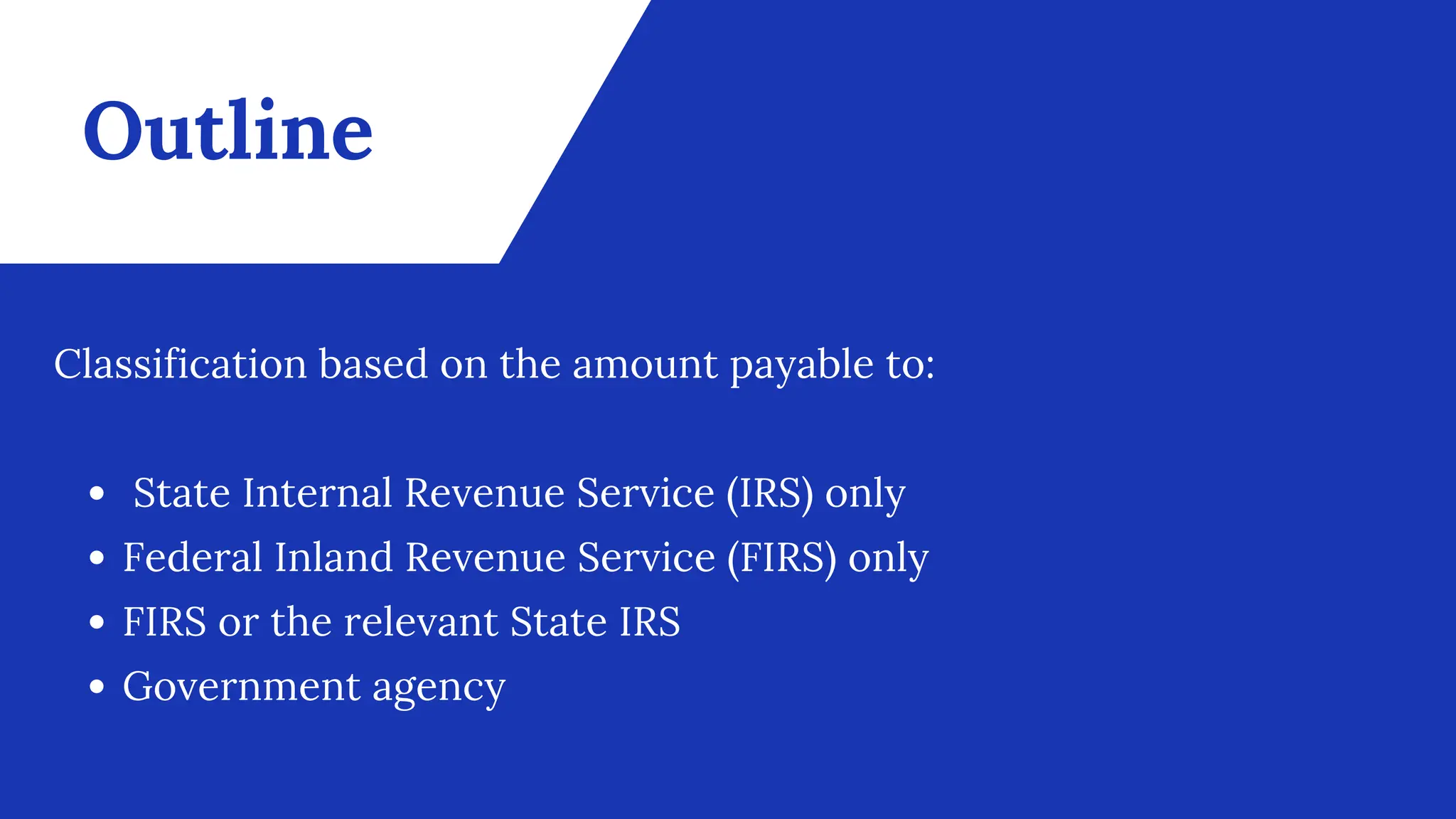 Types of taxes and levies in Nigeria - BRC | PDF