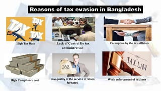 Tax Evasion in Bangladsh (Final) pptx | PPT