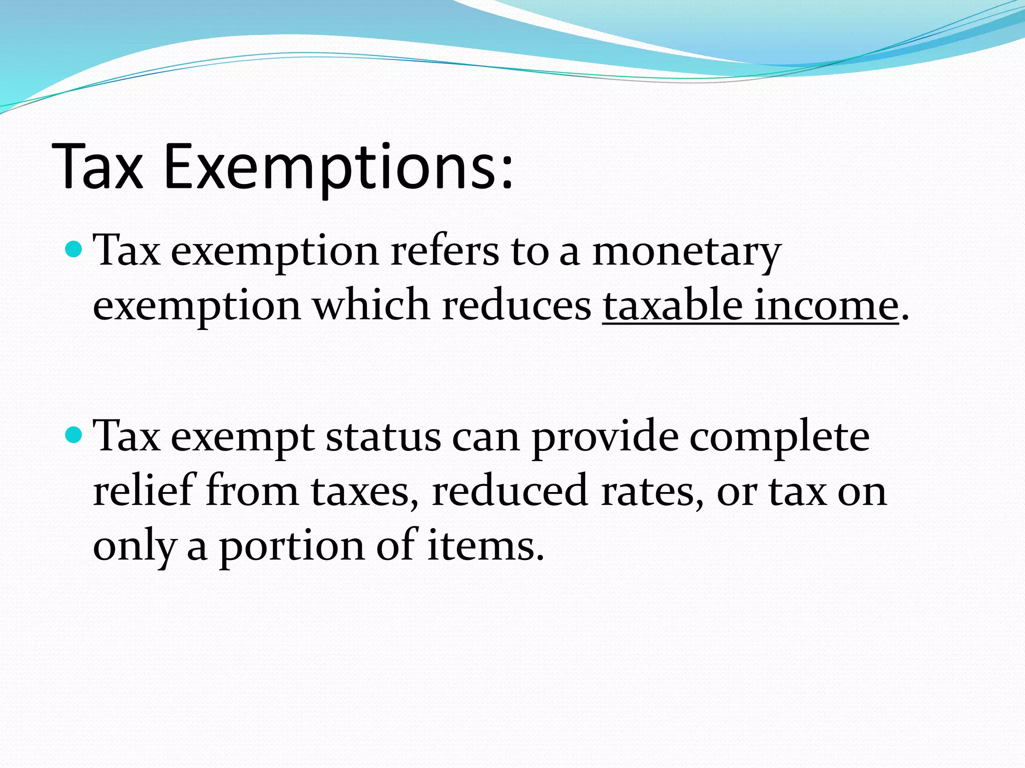 Double Taxation and Tax exemptions | PPTX