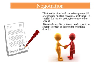 Negoatiation Endorsement | PPT