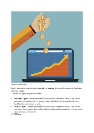 7 Best Principles of Taxation for Economic Prosperity | Mr. Business ...
