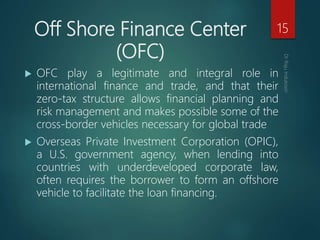 Tax havens & of cs | PPT