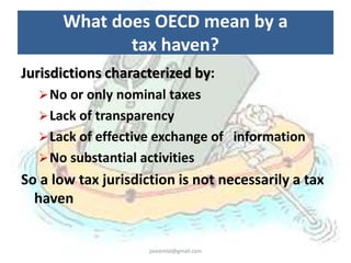 Tax Havens , Major Tax Havens around the world. | PPTX