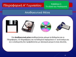 Πληροφορική Α΄ γυμνασίου Κεφάλαιο 2 | PPT