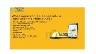 Taxi app development ppt | PPT