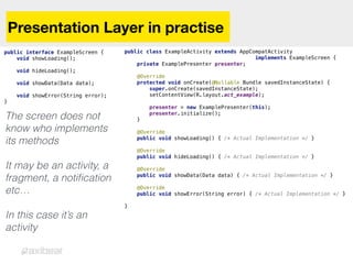 Clean Architecture @ Taxibeat | PPT